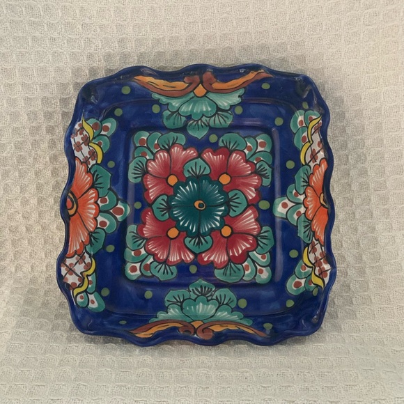 Talavera | Dining | Mexican Brightly Colored Talavera Scalloped Edge ...